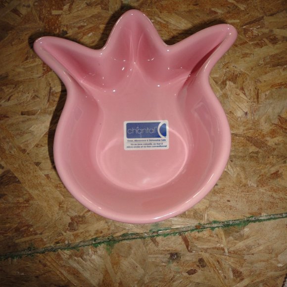 Chantal | Kitchen | Chantal Tulip Shape Dish Pink Ramekin Bowl 5 Cup ...